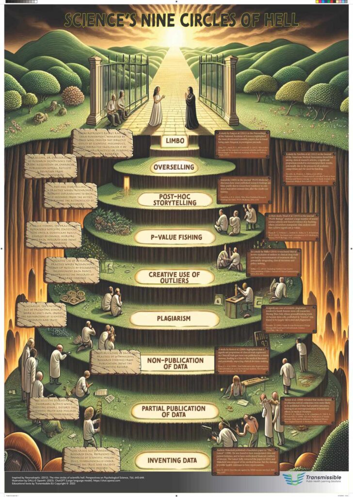 Poster - Nine Circles of Scientific Hell - Transmissible